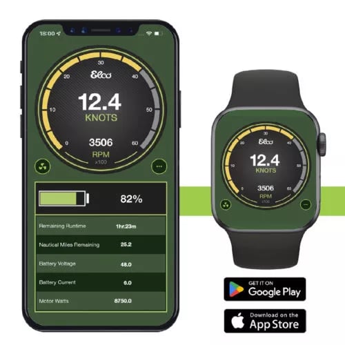 Elco DASH App real-time monitoring of your boat engine